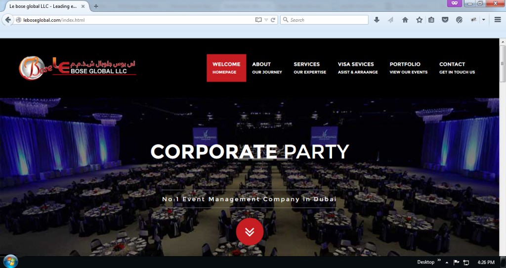 Event Management Website Design | HostOnNet.com
