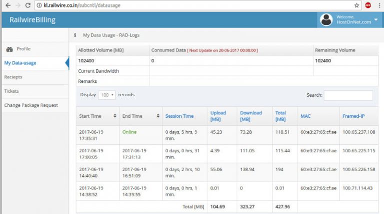 Railwire FTTH vs BSNL DSL | HostOnNet.com