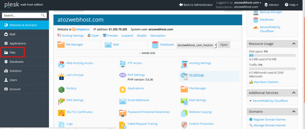 How to change file permissions in plesk control panel | HostOnNet.com