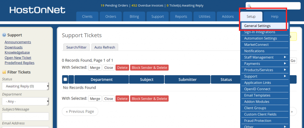How to Change Default Language in WHMCS | HostOnNet.com
