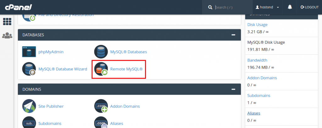 How To Setup Remote MySQL Connections With cPanel | HostOnNet.com