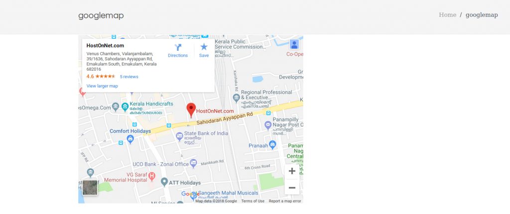 How to Directly Embed Google Location Map In WordPress. | HostOnNet.com