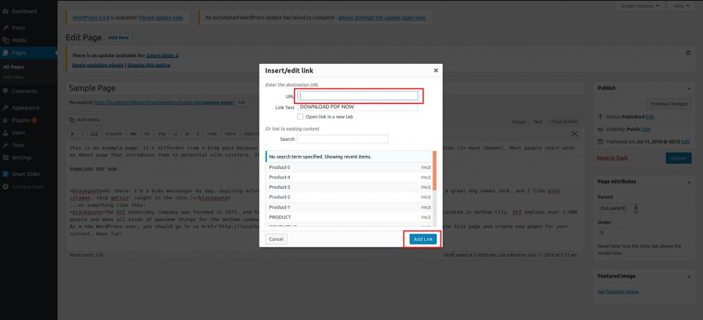 How to add PDF file to a WordPress Page or Post without plugin | HostOnNet.com