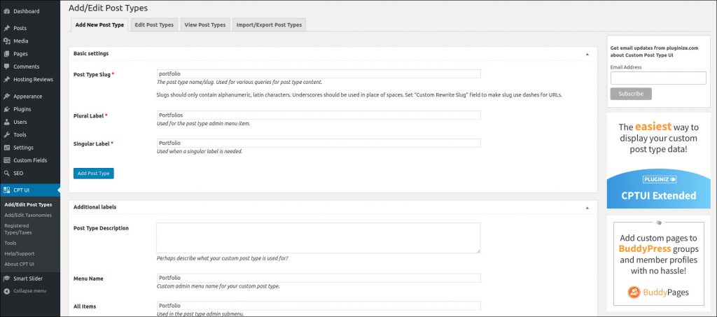 How to create custom post type with specific template in WordPress | HostOnNet.com