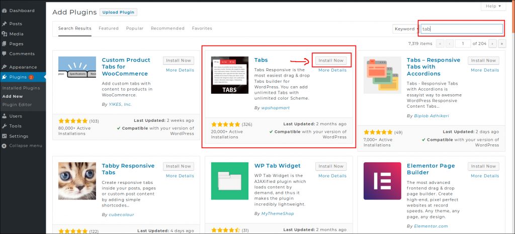 How to add Tabs to WordPress posts and pages with Plugin| | HostOnNet.com