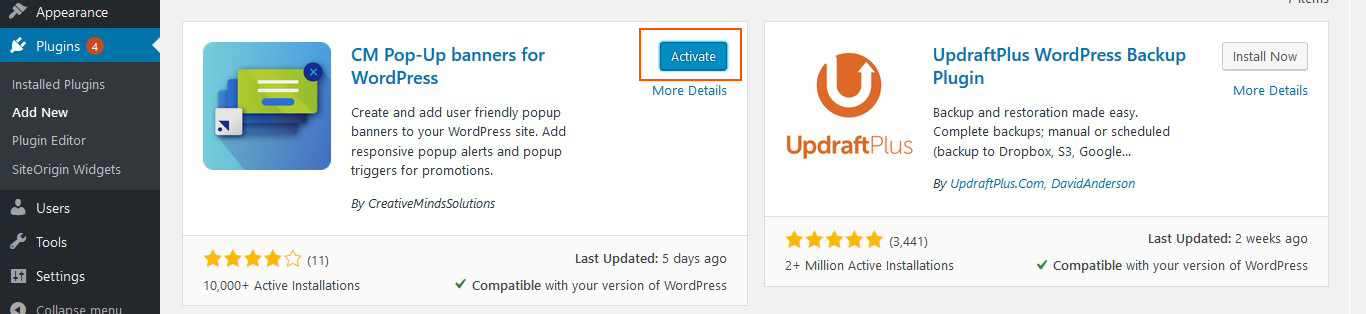 How to create a popUp banners in wordpress with plugin | HostOnNet.com
